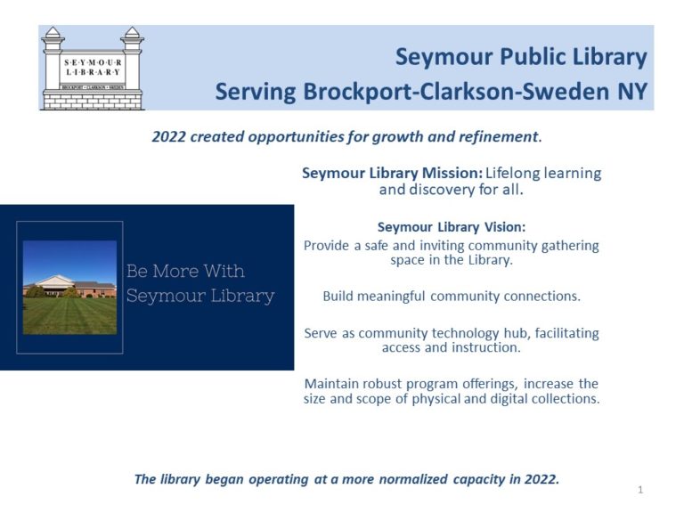 Seymour Library – Brockport, NY